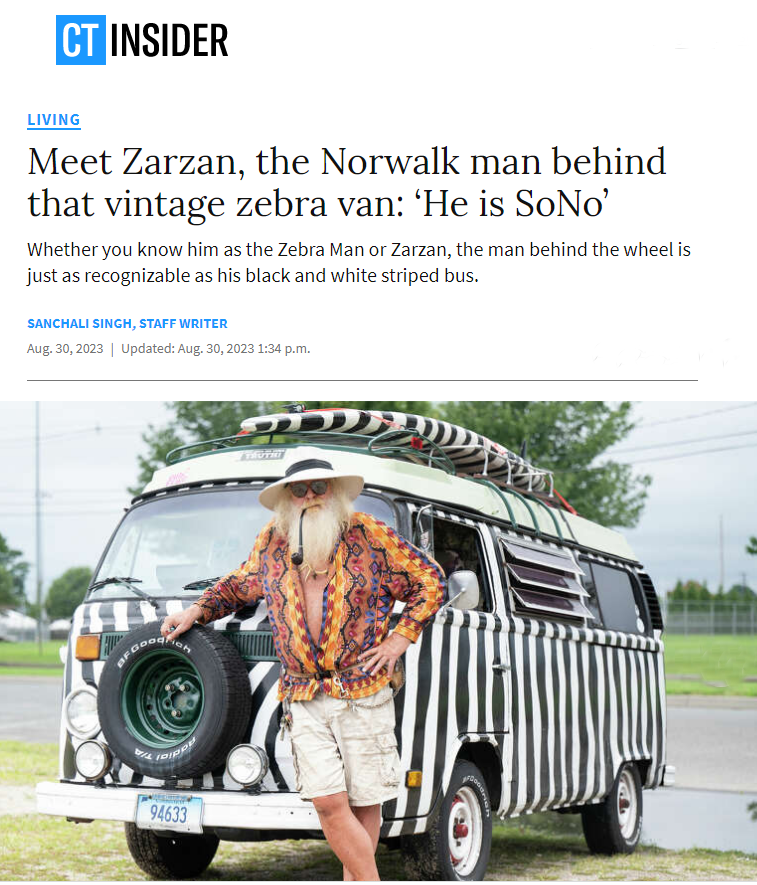 Meet Silvermine's man in the zebra van - Silvermine Arts Center