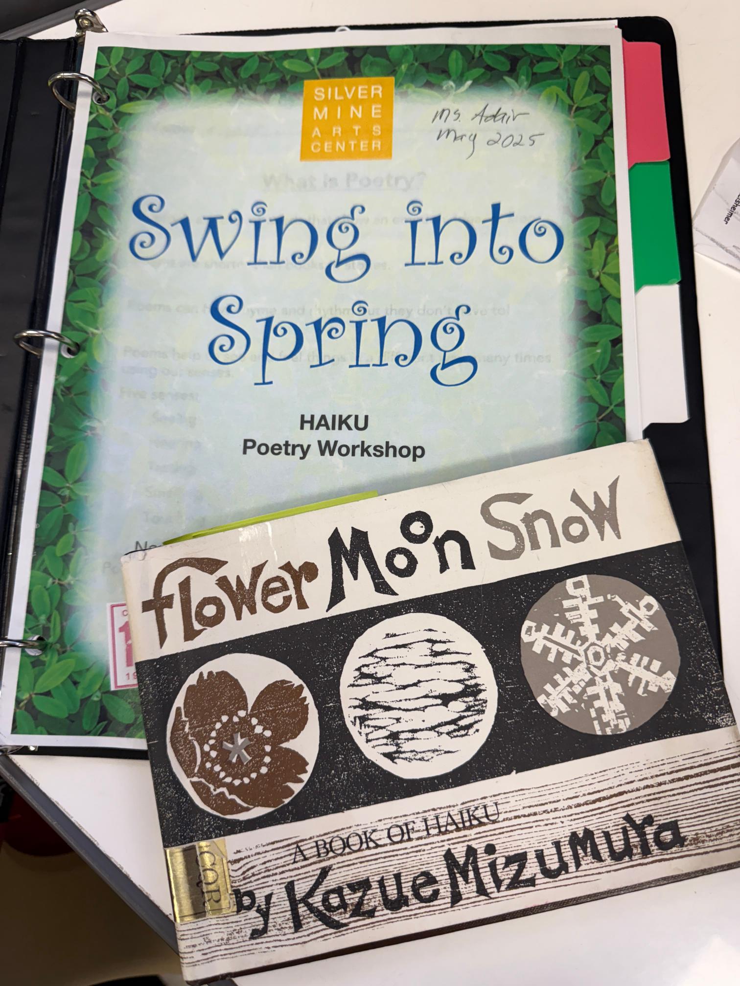 Swing into Spring! - Haiku Poetry Workshops - Silvermine Arts Center